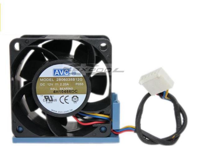 60mm 6038 DC12V 2.20A 4 Wires For HP DL180 G6 G7 519199-001 530748-001 ...