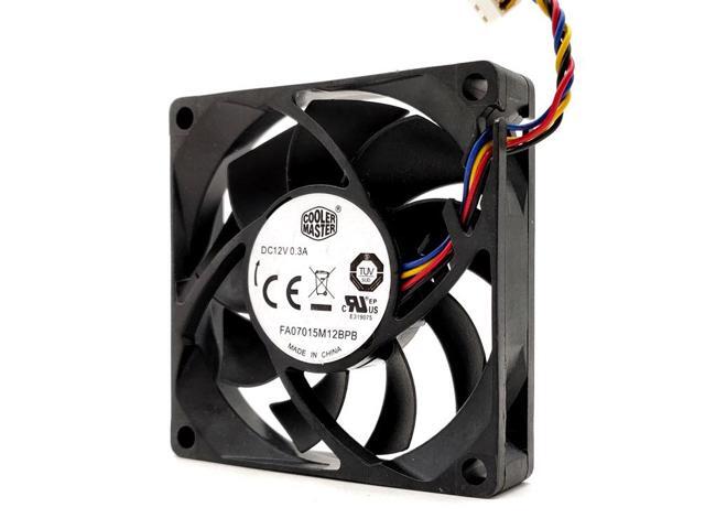 70mm 7cm Cpu PWM Mute Cooling Fan, FA07015M12BPB 7015 70X70X15mm DC 12V ...