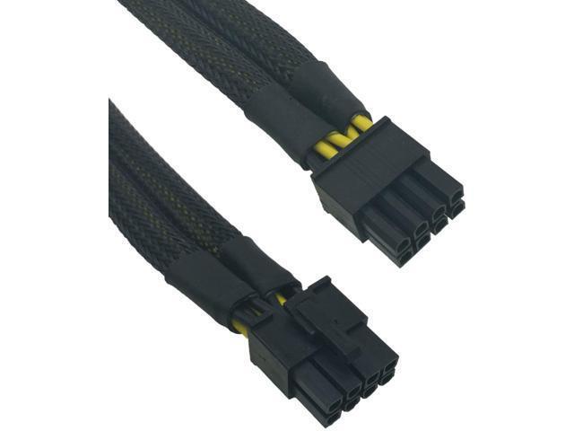 8 Pin Male to Dual 8 Pin(6+2) Male PCIe Power Adapter Cable for Dell ...