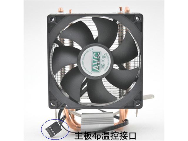 New dual copper tube temperature control mute cpu fan for AMD AMD FM2 ...