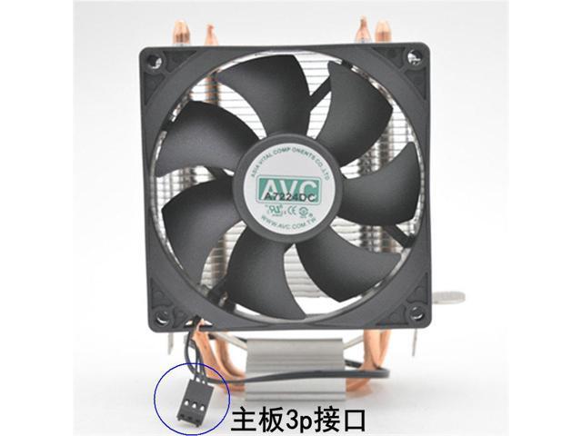 New dual copper tube temperature control mute cpu fan for AMD AMD FM2 ...