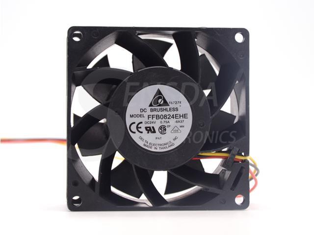 Radiator fan Delta FFB0824EHE 24V 0.75A 5700RPM 80.16CFM 80*80*38mm 3 ...