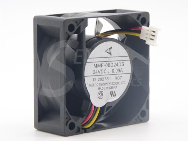 New original MMF-06D24DS-RC7 Melco Technorex Fan 3 wire W/Sensor 24V 0 ...