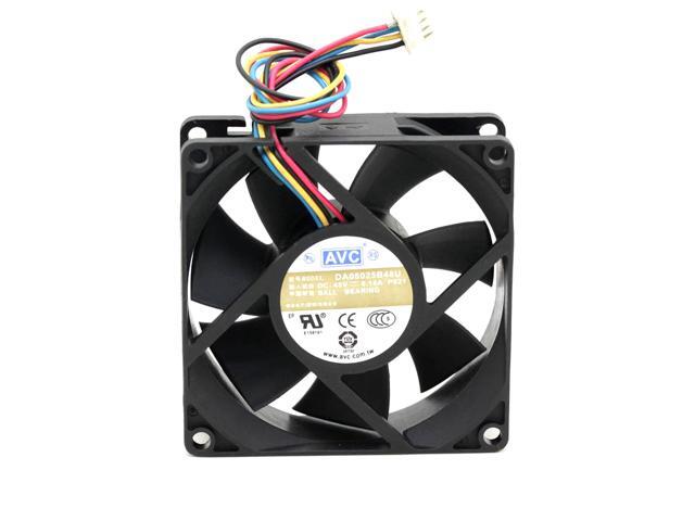 AVC DA08025B48U P021 DC48V 0.14A 4-wire 80x80x25mm 8cm 8025 server ...