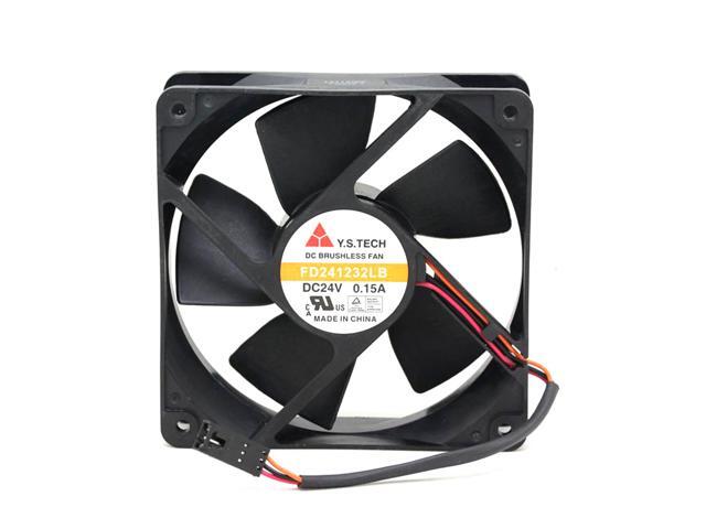 12CM Y.S Tech FD241232LB 12032 DC 24V 0.15A three line drive case fan ...