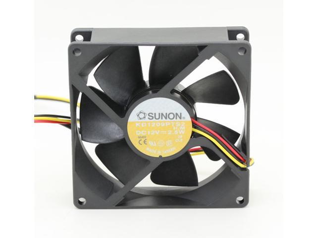 SUNON KD1209PTS2 9225 9CM 9.2*9.2 92 *92 25MM 12V 2.5W 3wire Server Inverter PC Case Cooling Fan ...