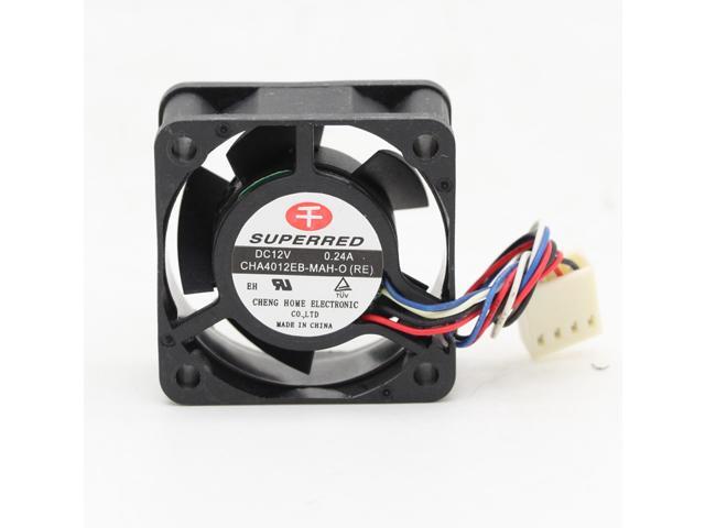 Original Superred CHA4012EB-MAH-O(RE) 40mm x 20mm 4Pin Case Fan DC12V 0 ...