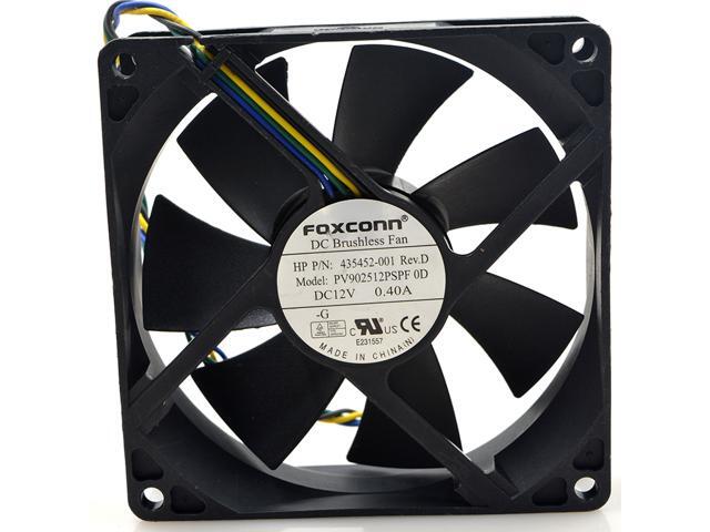 Foxconn PV902512PSPF DC12V 0.4A 9cm 92mm x 25mm 4-pin HP/DELL/Lenovo server fan PWM chassis CPU ...