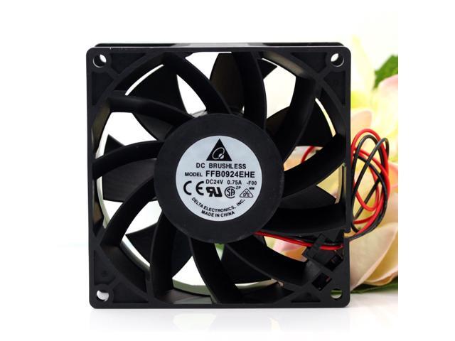 Original FFB0924EHE 9238 24V 0.75A delta inverter cooling fan 2-pin ...