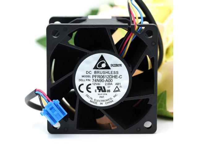 New 12V 2.00A 6038 6CM Delta PFR0612DHE-C high speed car booster violence fan - Newegg.com