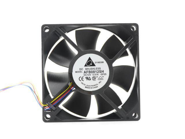 Original DELTA Delta AFB0812SH 8025 80mm 8cm 12V 0.51A 4-pin Strong ...