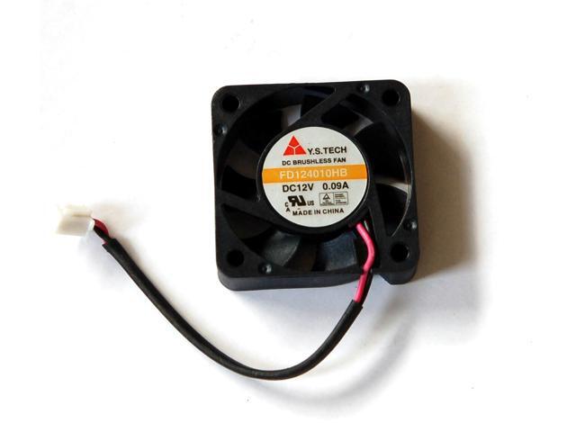Original Y.S.TECH 4CM 4010 FD124010HB 12V 0.09A 6.6CFM 2 Wires 2 Pins ...