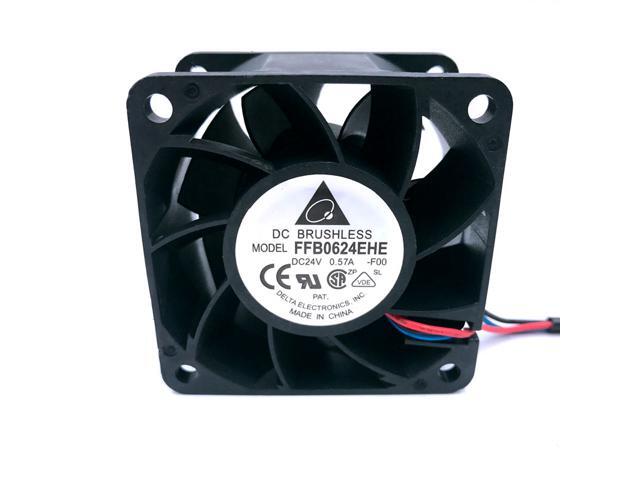 Original Delta FFB0624EHE -FOO 24V 0.57A 6CM 3-wire 3-pin speed ...