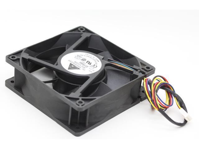 Original delta AFC1212DE -PWM DC12V 3.0A 120MM 12038 case violent cooling fan temperature ...