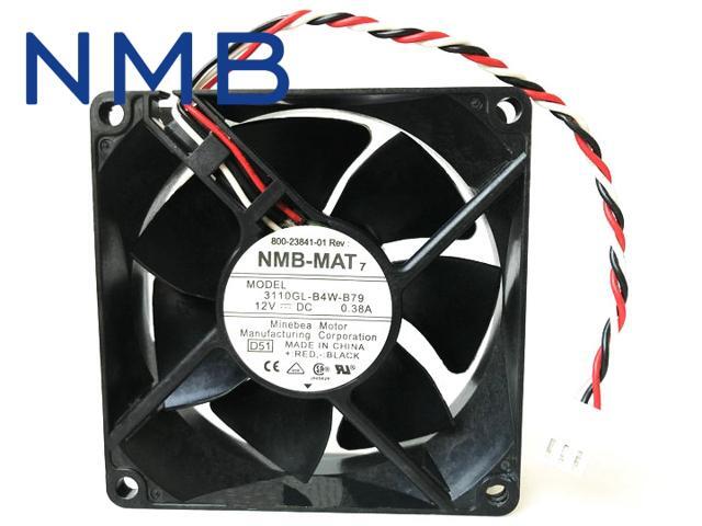New NMB 3110GL-B4W-B79 8cm 8025 80*80*25mm DC 12v 0.38a axial cooling ...