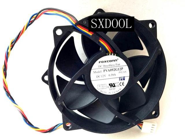 New Foxconn PVA092G12P DC12V 0.39A 4-pin PWM speed control fan CPU cooler - Newegg.com