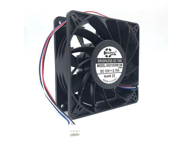 NEW 12cm cooling fan High quality SXD12038B12M 120mm 12038 DC12V ...