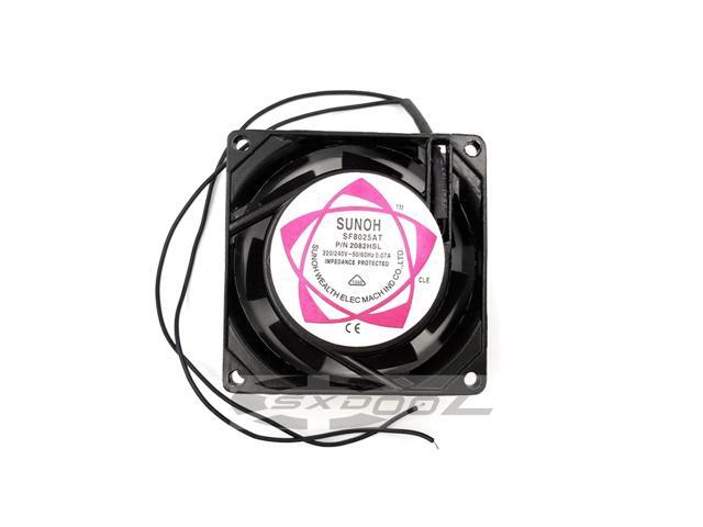 New original SF8025AT 2082HSL 8cm 8025 220V 240V AC 2-Wire Case Cooling ...
