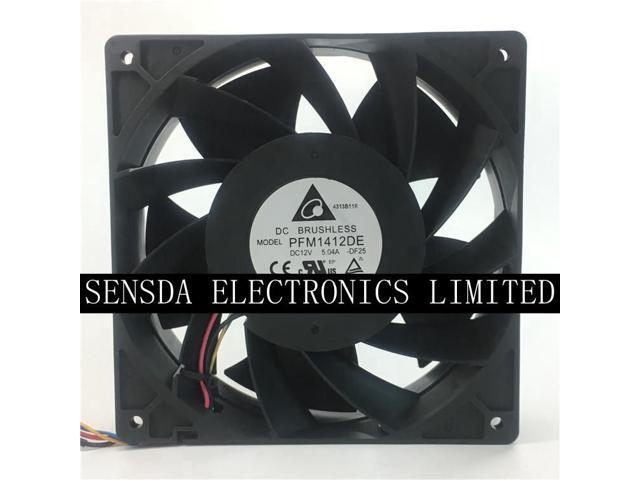 Delta PFM1412DE 14cm 14038 140x140x38mm DC 12V 5.04A 6500RPM 280CFM ...