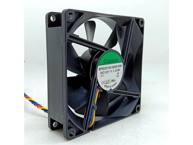 sunon 9cm 9025 12V silent fan EF92251S3-Q000-S99 computer case PWM ...