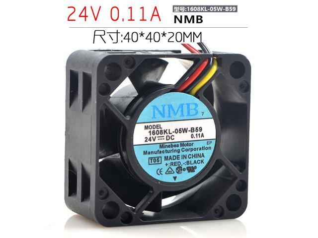 New NMB 4020 24V 0.11A 1608KL-05W-B59 4CM Fanner for CNC Machine Tool ...