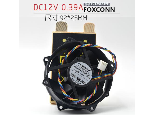 Foxconn 9cm 9025 CPU motherboard fan 4-wire PWM PVA092G12P 12V 0.39A ...