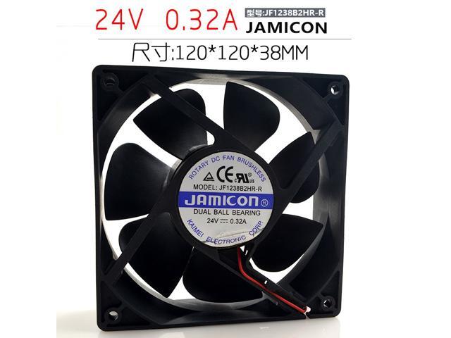 JAMICON JF1238B2HR-R 24V 0.32A 12CM 12038 ABB 45KW Inverter Fan ...