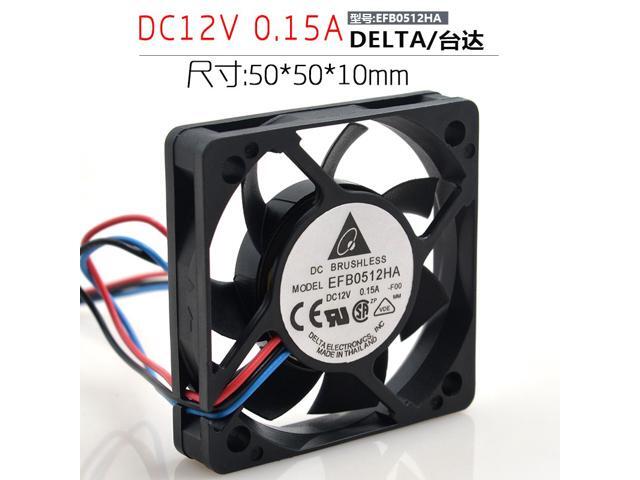 Delta EFB0512HA 5010 12V 0.15A 5CM/cm ball CPU/charger silent fan ...