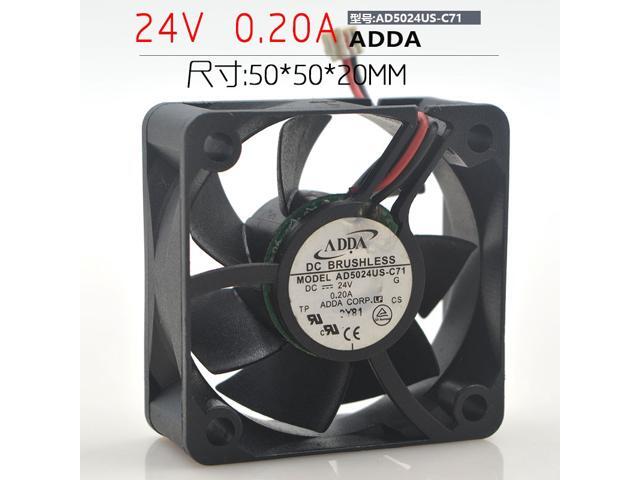 Original ADDA AD5024US-C71 24V 0.20A 5CM 50202 Line Converter Radiator Fan - Newegg.com