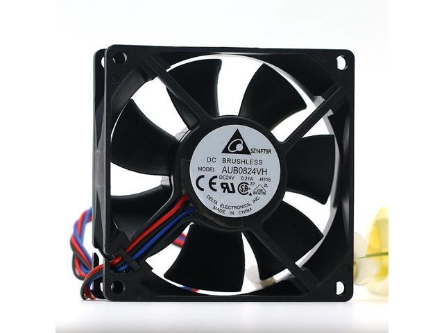 Original delta 8025 24V 0.21A AUB0824VH 8CM converter radiator fan ...