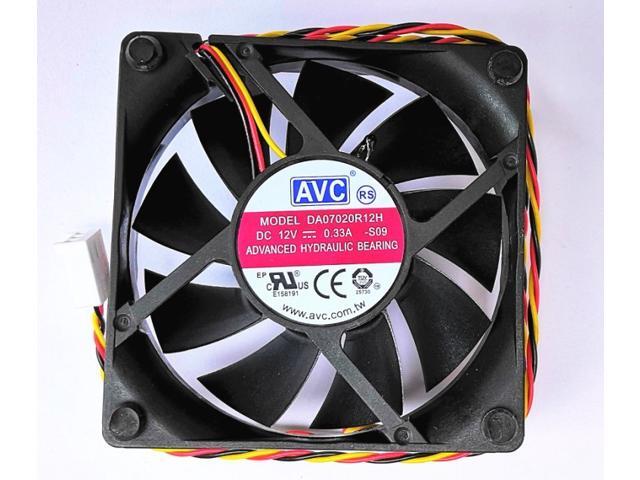 New AVC 7020 7CM Fan Lenovo Box Fan 3-wire Thermosensitive Automatic ...