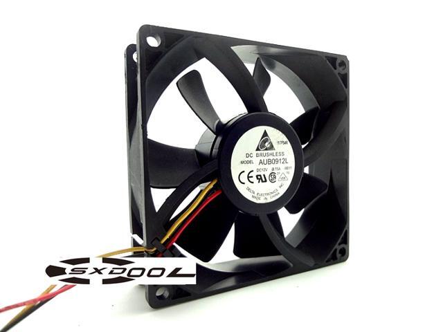 Delta 9025 12V 0.15A AUB0912L 9cm ultra quiet chassis power cooling fan - Newegg.com
