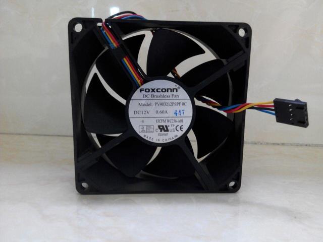 Foxconn PV903212PSPF 9032 12V0.60A 0C mute 4-wire PWM temperature control cabinet radiation fan ...