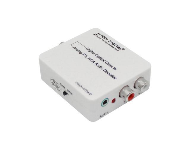 J-Tech Digital ® Optical SPDIF Toslink / Coaxial Digital to Analog ...