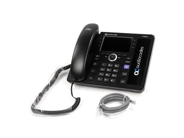 New AudioCodes C435HD PoE IP Business Phone for Microsoft Teams ...