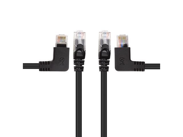 Cable Matters Combo-Pack 90 Degree Cat 6 / Cat6 Right Angle Ethernet ...