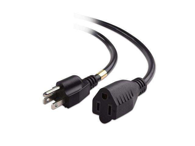 Cable Matters 16 AWG Heavy Duty 3 Prong AC Power Extension Cord (Power ...