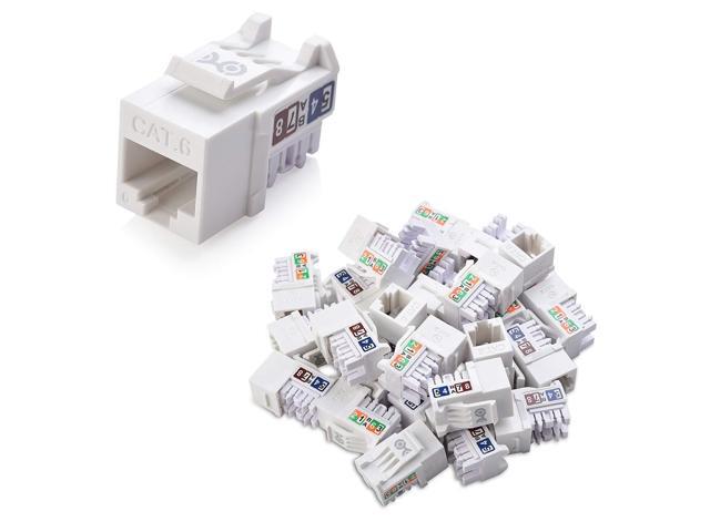 [UL Listed] Cable Matters (25-Pack) Slim Profile 90-Degree Cat 6 / Cat6 ...