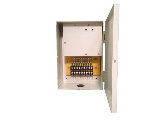 LTS DV-AT1209A-D9P 115V AC In 12V DC 9 Amp Out 9 Ports Power ...