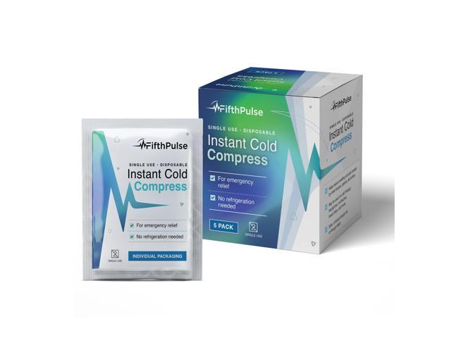 FifthPulse Instant Cold Pack, Instant Relief, Disposable Single Use ...