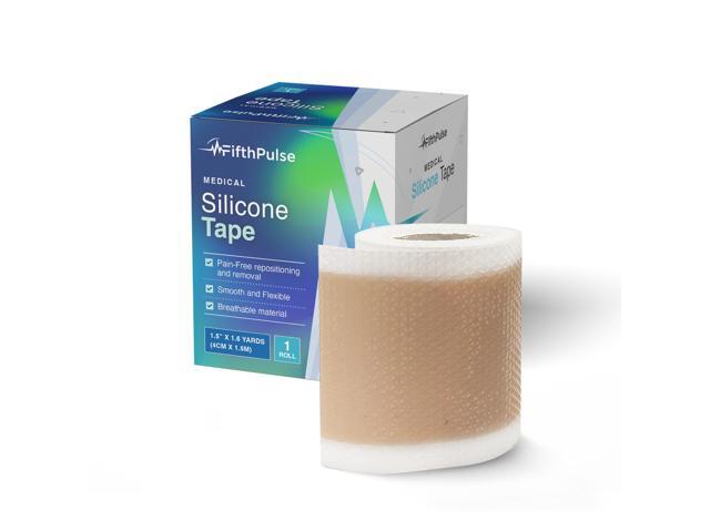 FifthPulse Medical Grade Silicone Gel Tape, Ribbed Design Skin and Scar ...