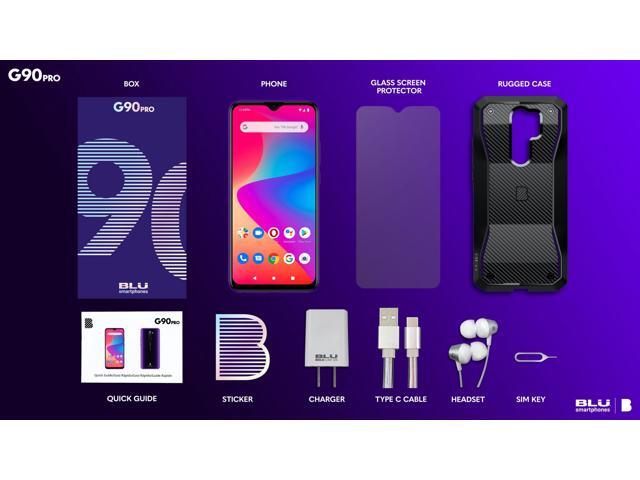 BLU G90 Pro G0370WW 128GB Unlocked GSM Android Smartphone - Purple Haze ...