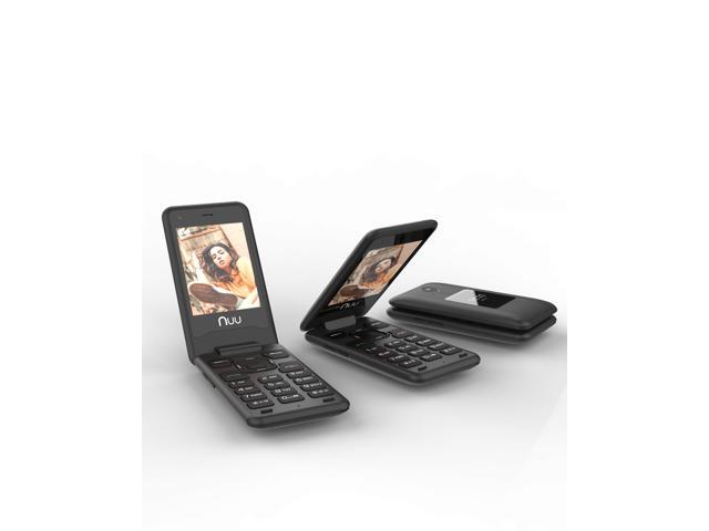 NUU Mobile F4L LTE GSM / Verizon Unlocked Flip Phone - Black - Newegg.com