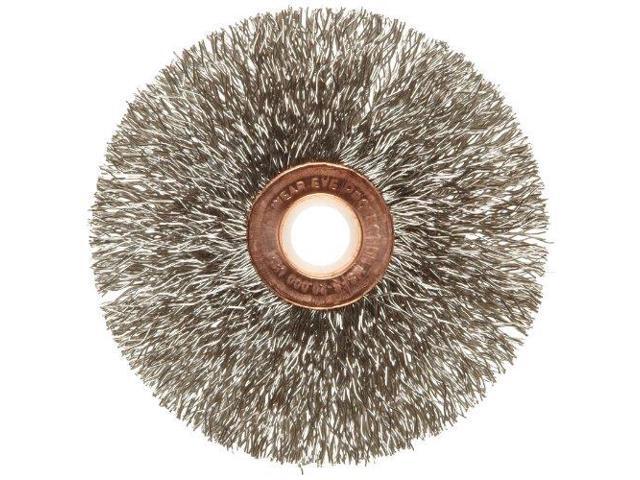 C-3 Copper Center Small Diameter Wire Wheel, .014 Stainless Steel, 1/23 ...
