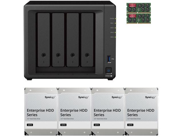 Synology DS923+ Dual-Core 4-Bay NAS, 32GB RAM, 72TB (4 x 18TB) of ...