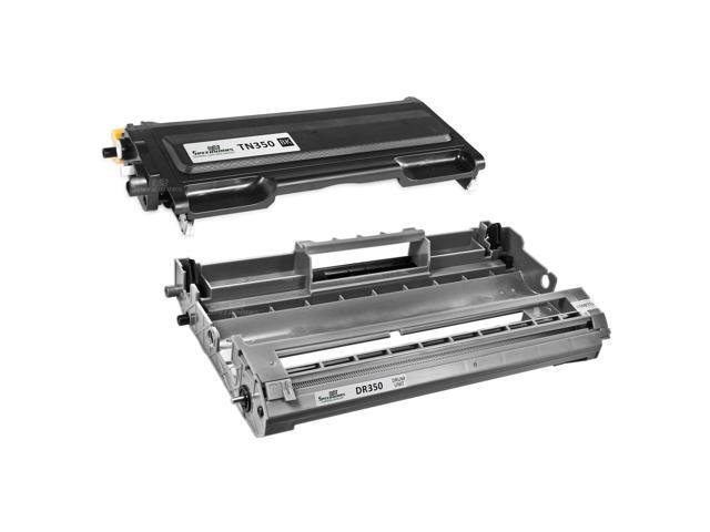 Speedy Inks - Brother TN350 TN-350 DR-350 DR350 Compatible Toner & Drum ...