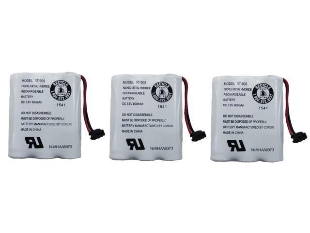 Uniden BT-905 Rechargeable Cordless Handset Phone Battery 3.6V 600mAh ...