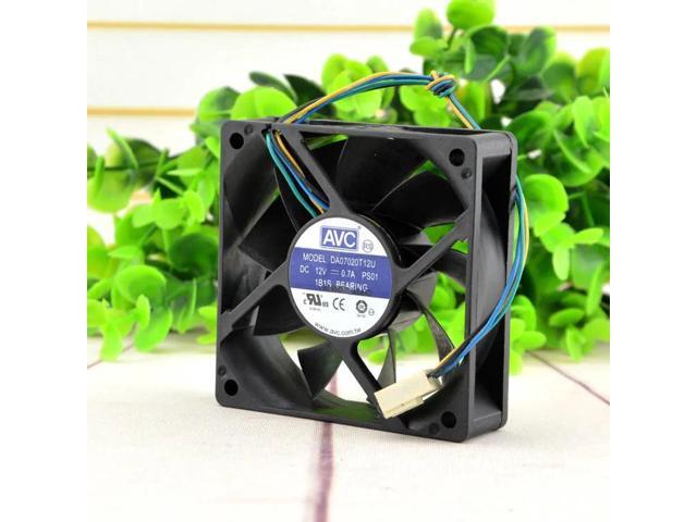 AVC DA07020T12U 7CM 70mm cpu case cooling fans 7020 DC 12V pwm ...