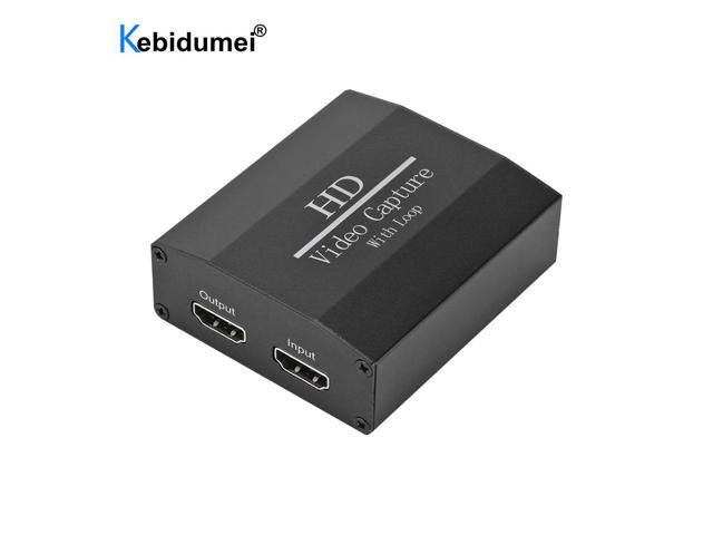 4K 1080P Video Grabber USB 2.0 Recorder Box Loop Out HDMI-compatible ...