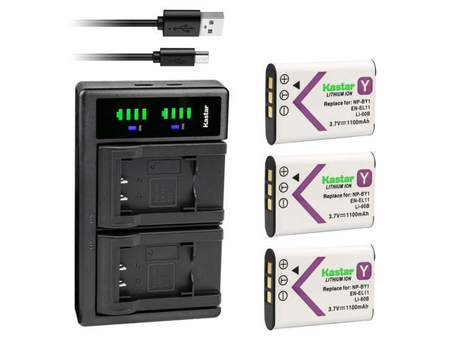 Kastar 3-Pack Battery and LTD2 USB Charger Replacement for Nikon EN ...